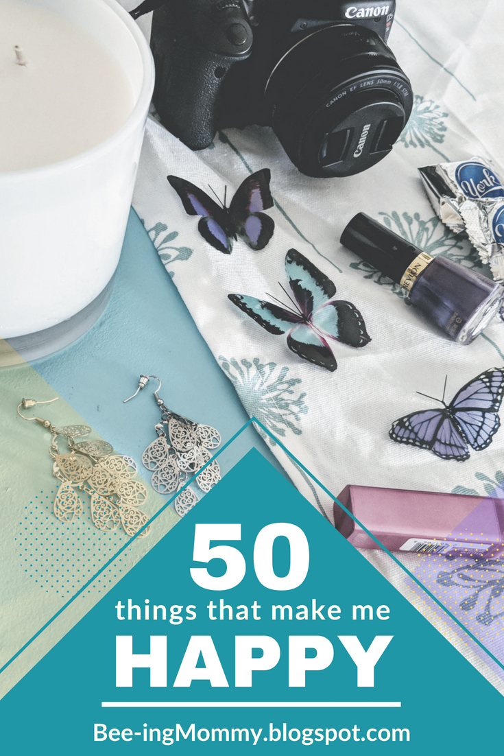 50 Things that Make Me Happy Writing Challenge
