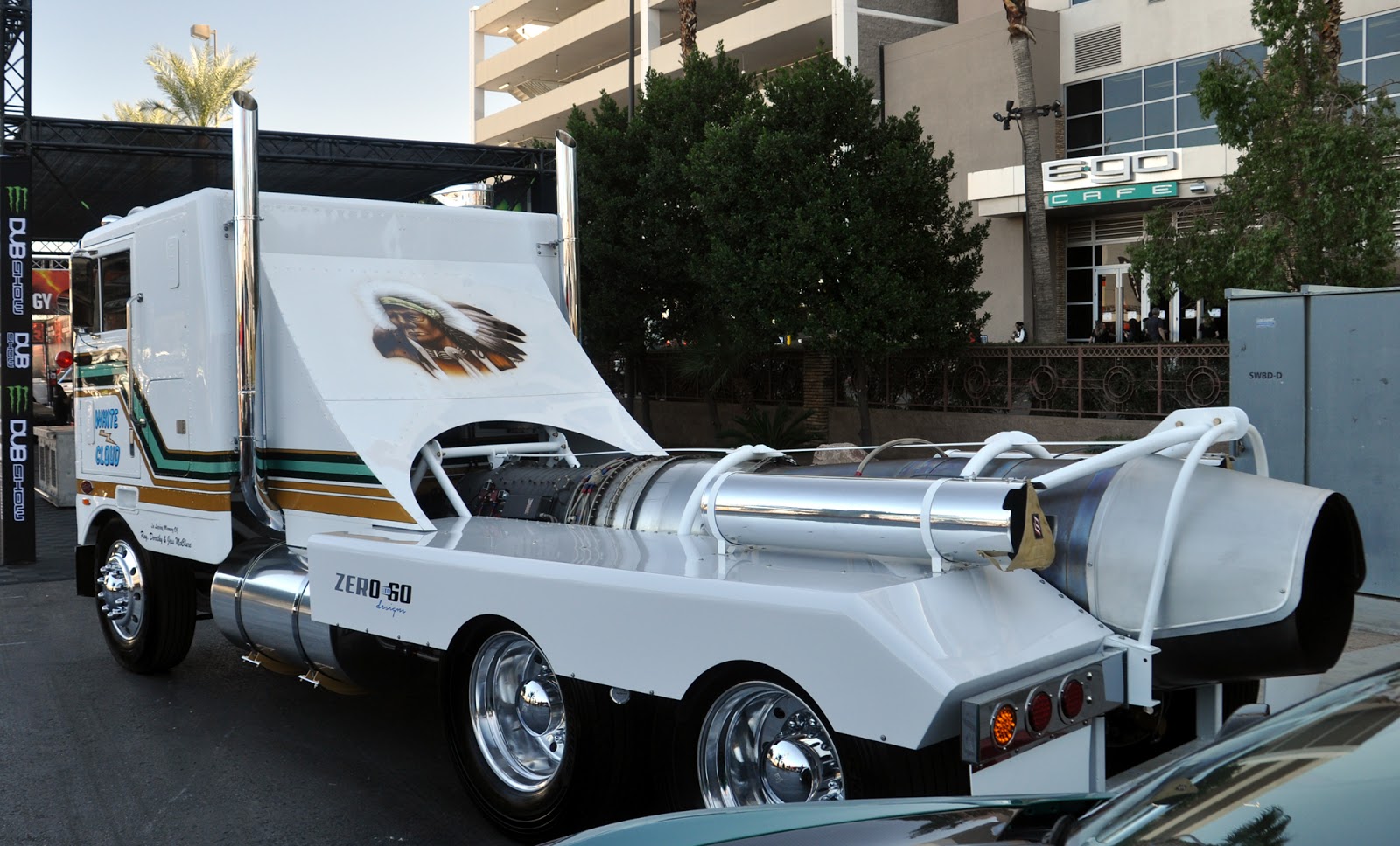 Just A Car Guy: a jet powered semi? Yes please! (gotta love SEMA for ...