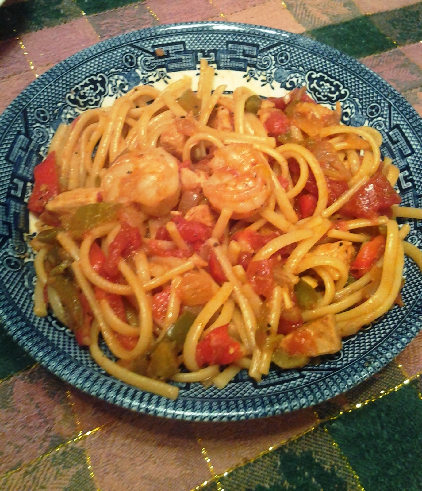Midlo Mom's Musings: Cajun Pasta --Quick, Light and Delicious