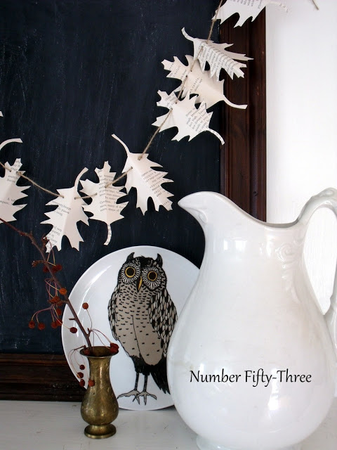 Black and White Fall Decor - Taryn Whiteaker Designs