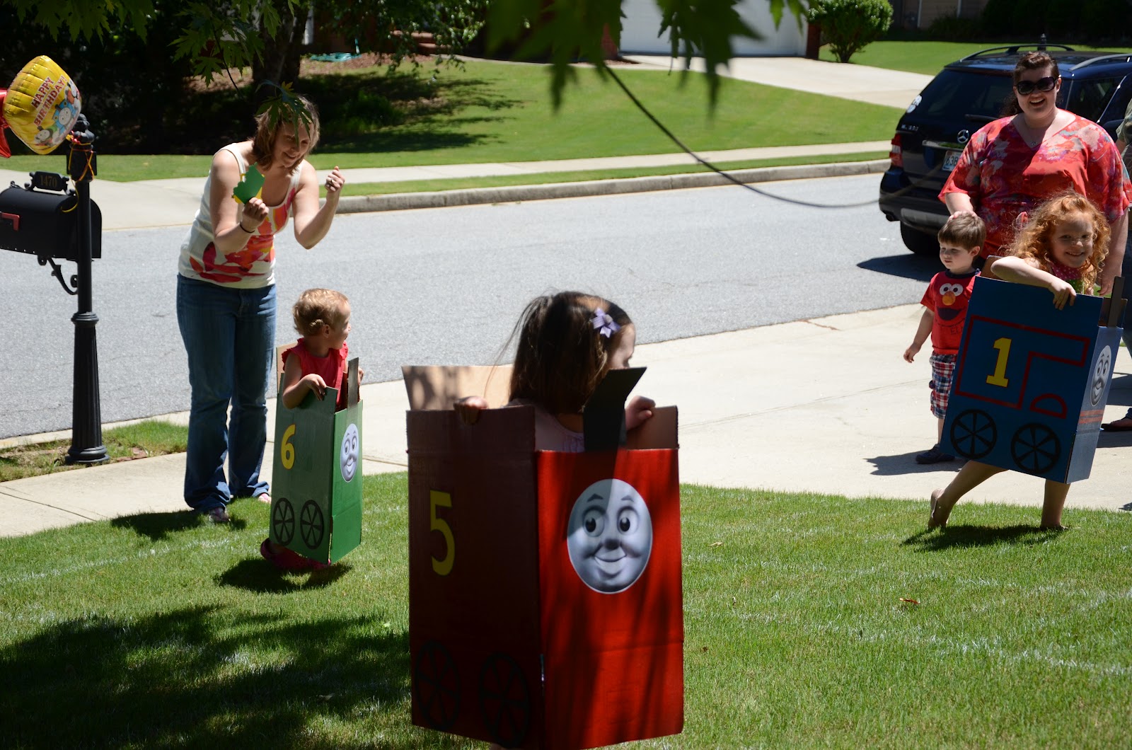 Redheads Plus One: Thomas the Tank Engine Party: Success!
