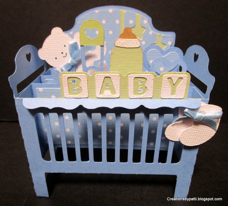 Creations by Patti: Baby Crib Box Card