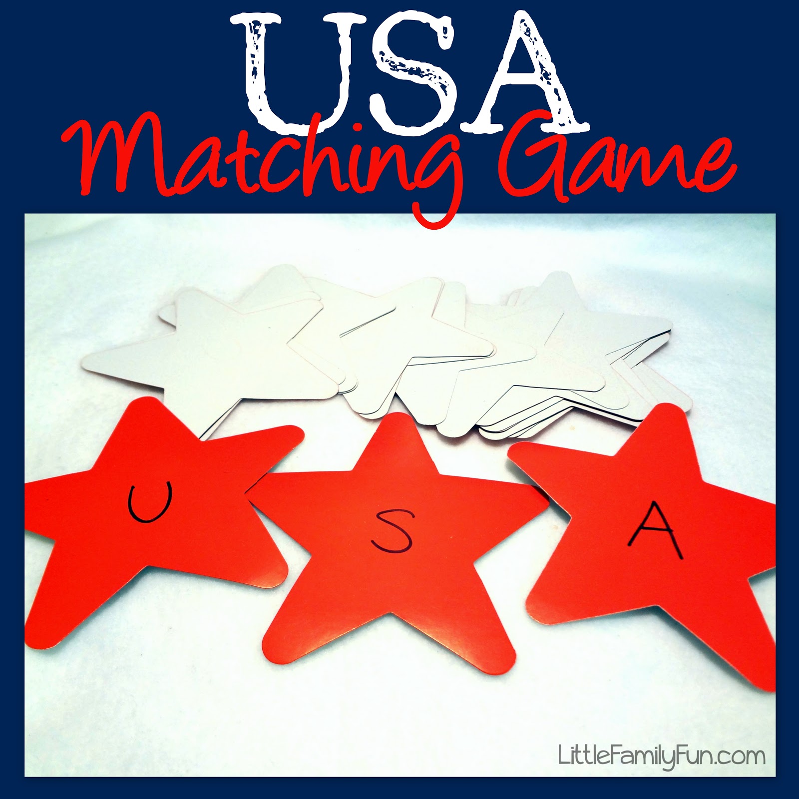 Little Family Fun: USA Matching Game