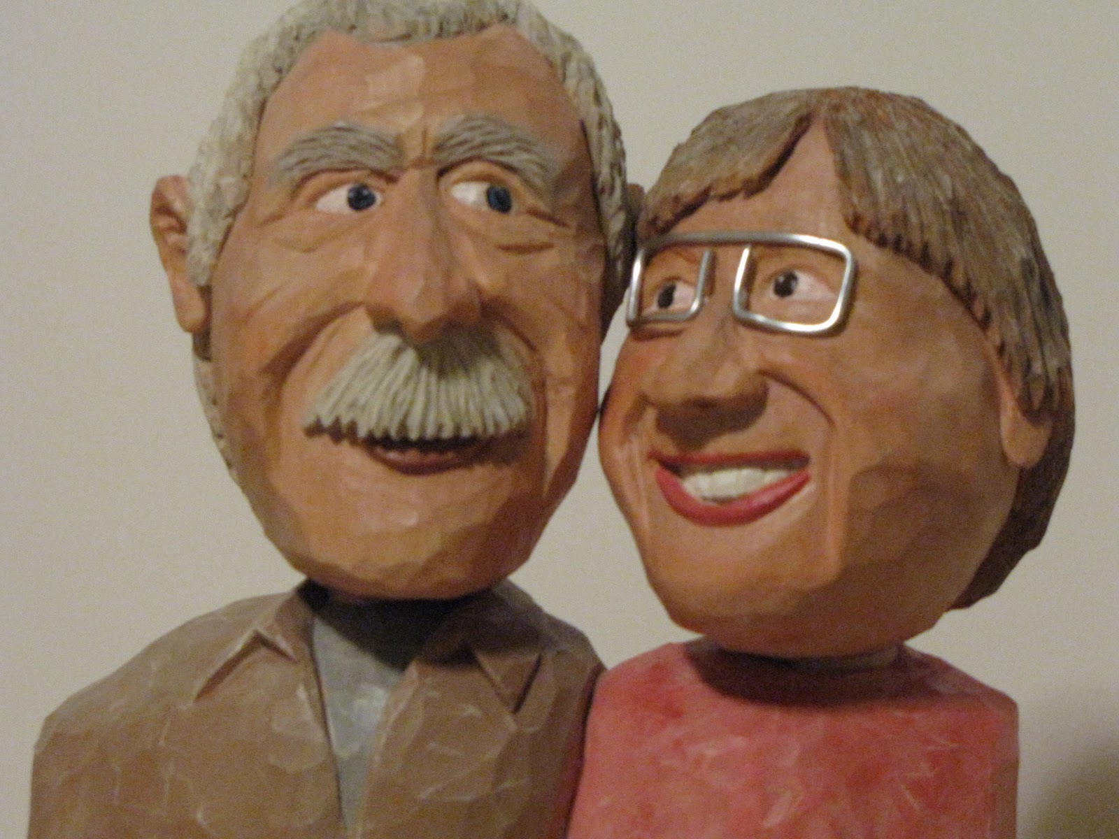 Eric Owens Art: Grandma and Grandpa carving