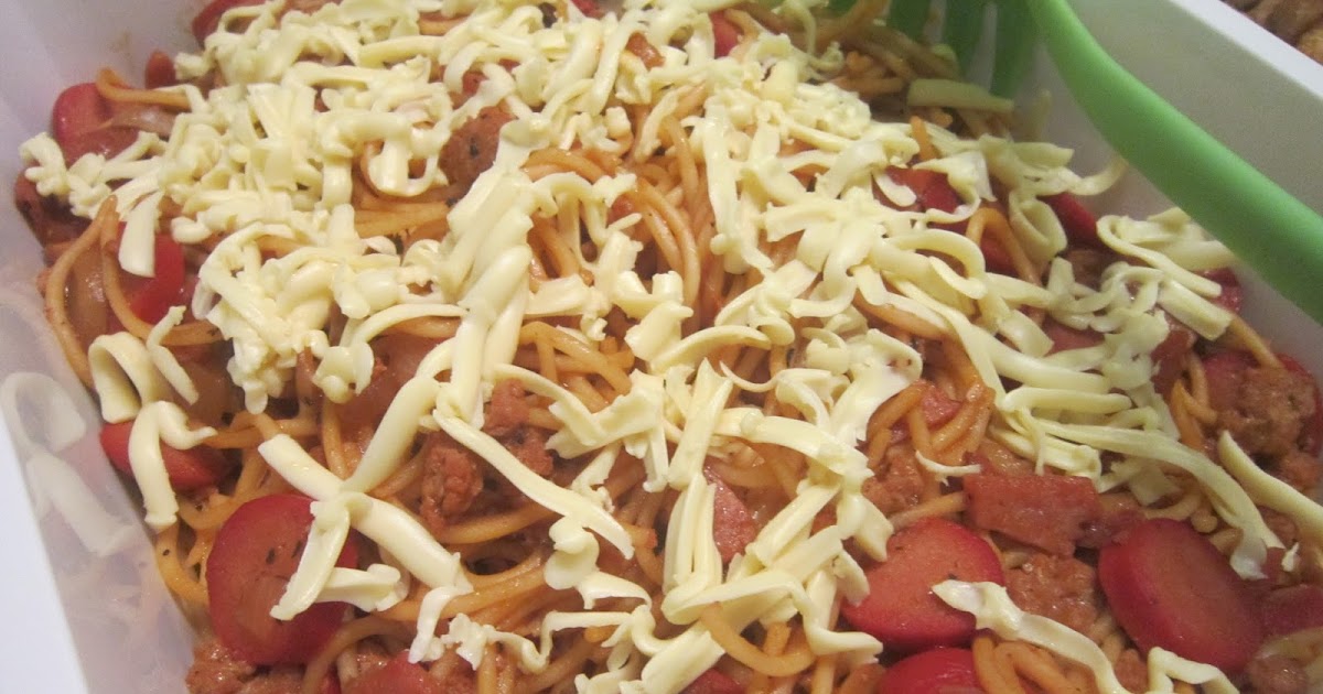 SPAGHETTI MEAT OVERLOAD in ITALIAN SAUCE