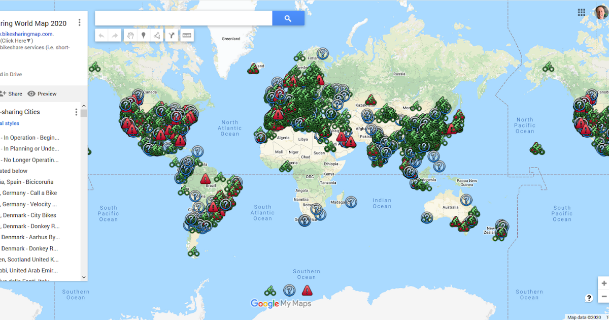The Bike-sharing Blog: Relaunching The Bike-sharing World Map