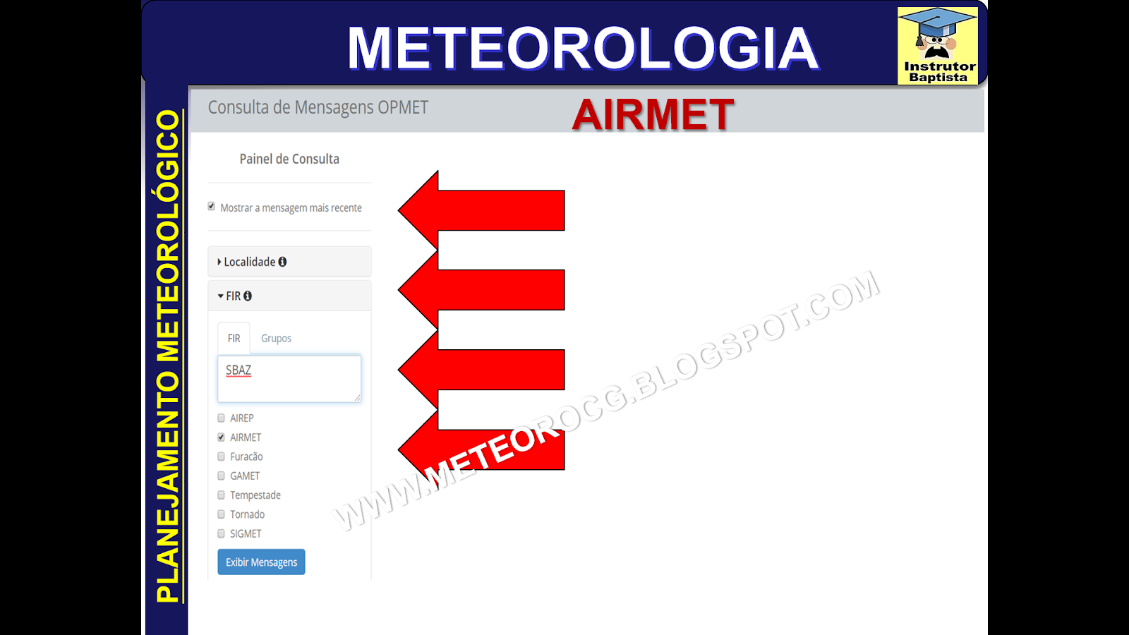 MeteoroCG: COMO ACESSAR CÓDIGO AIRMET - REDEMET