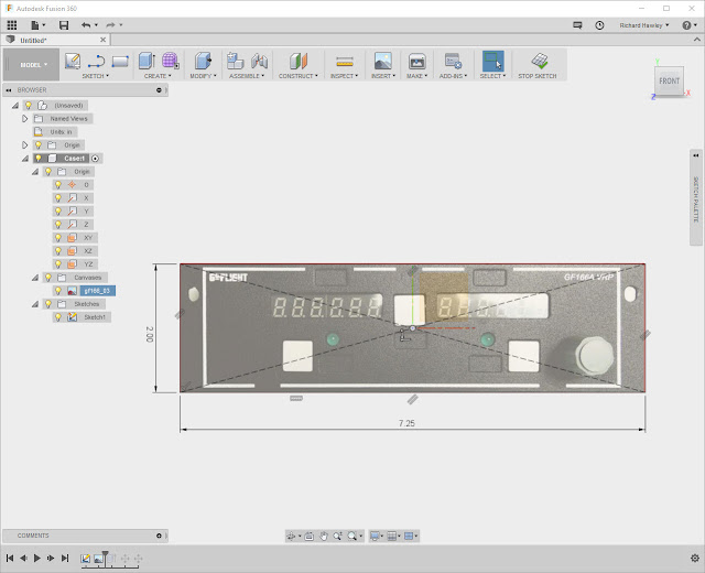 Project 1 - GoFlight Radio Panel box (part 1)