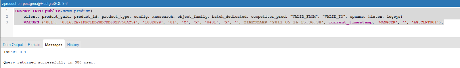 Sap Abap Central Replicate Abap Database Table Definition To Postgresql