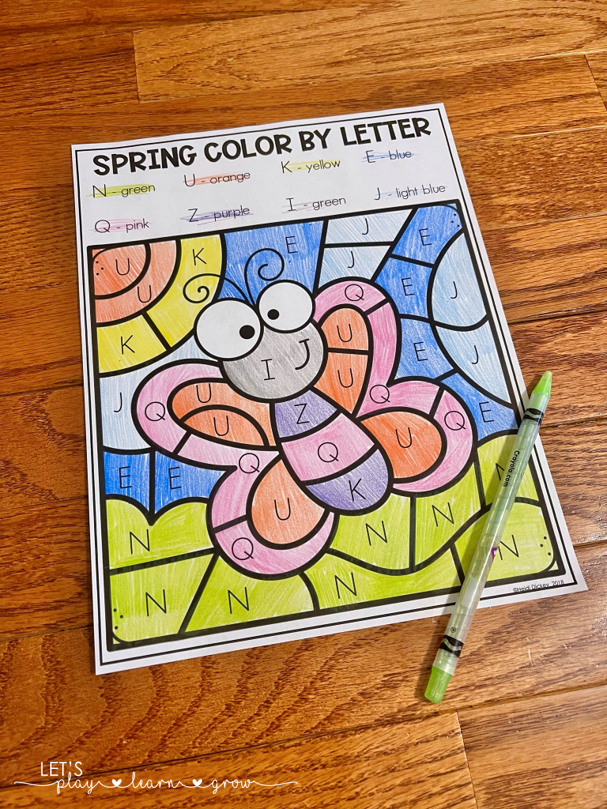 Spring Themed Free Printables | Lets Play.Learn.Grow