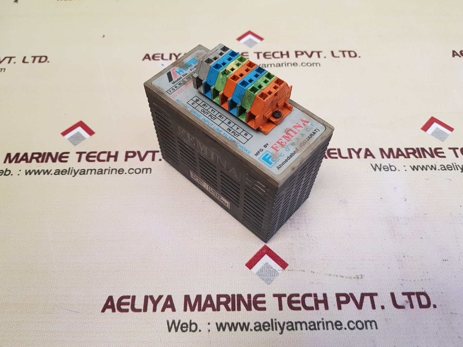 FEMINA FI-004C AC-DC DRIVE INPUT LINE FILTER CHOKE - Aeliya Marine