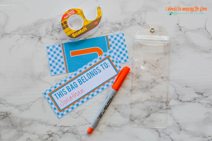 Free Printable Backpack Tags | i should be mopping the floor