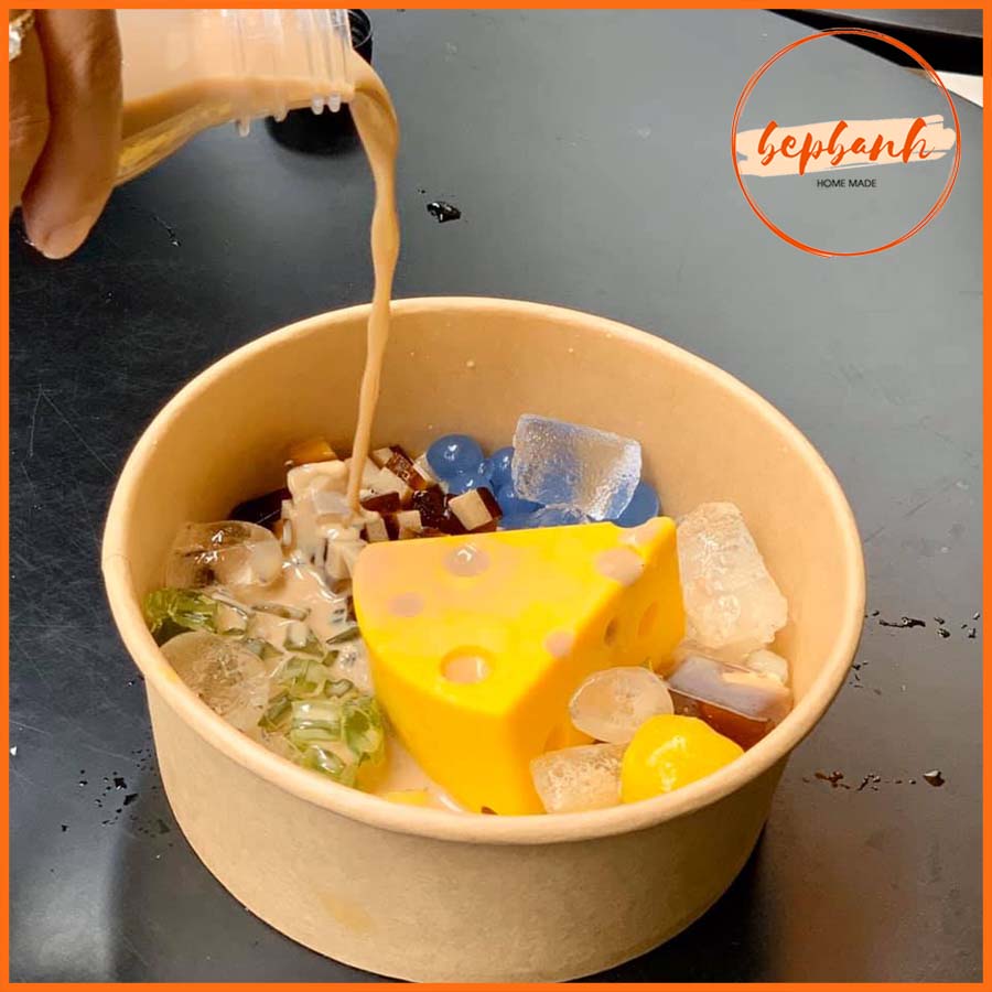 Cách làm pudding phô mai Tom & Jerry topping trà sữa | Bếp Bánh