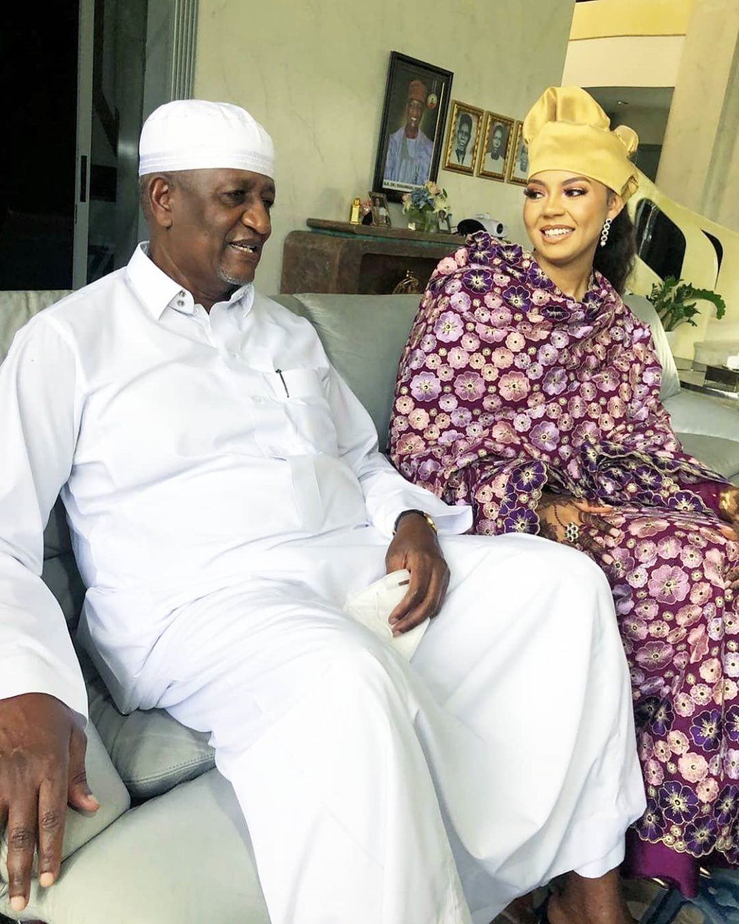 Adama Indimi and billionaire father Mohammed Indimi (Throwback Photo ...