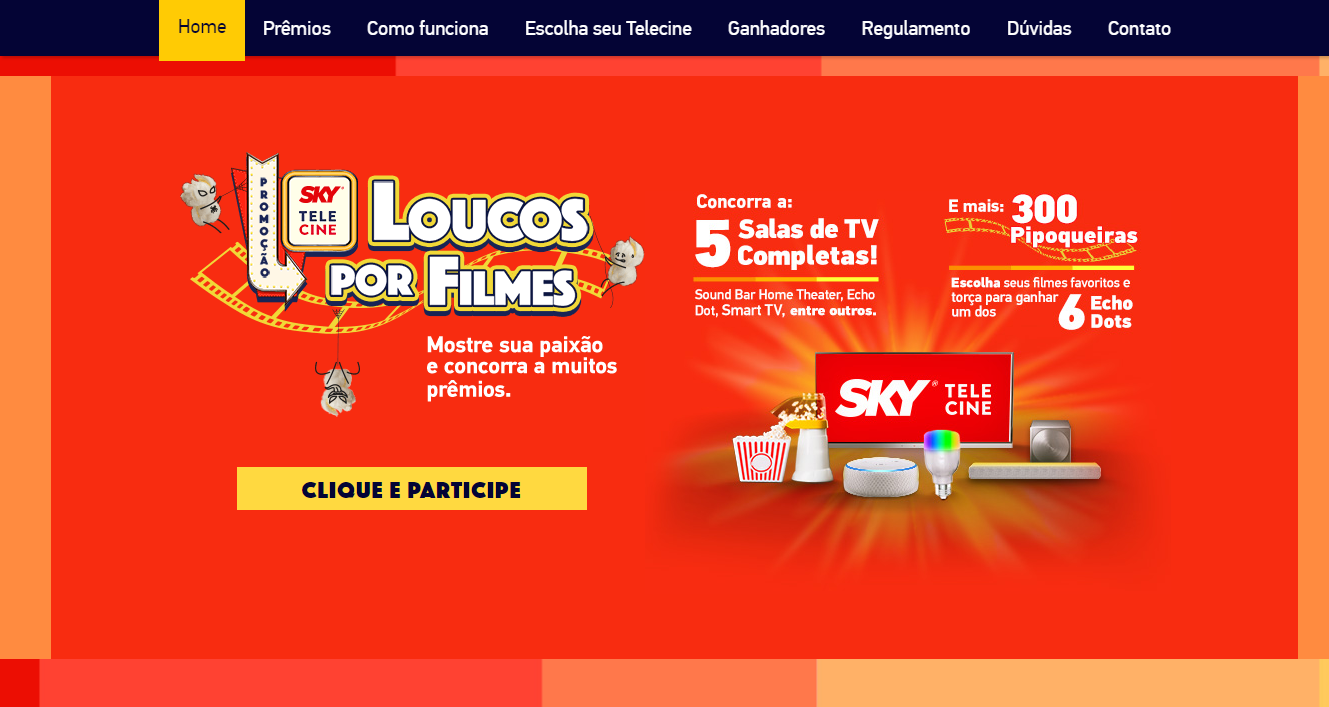 SKY lança a promoção ''Loucos por Filmes'' para clientes Pós e Pré-Pago SKY lança a promoção ''Loucos por Filmes'' para clientes Pós e Pré-Pago