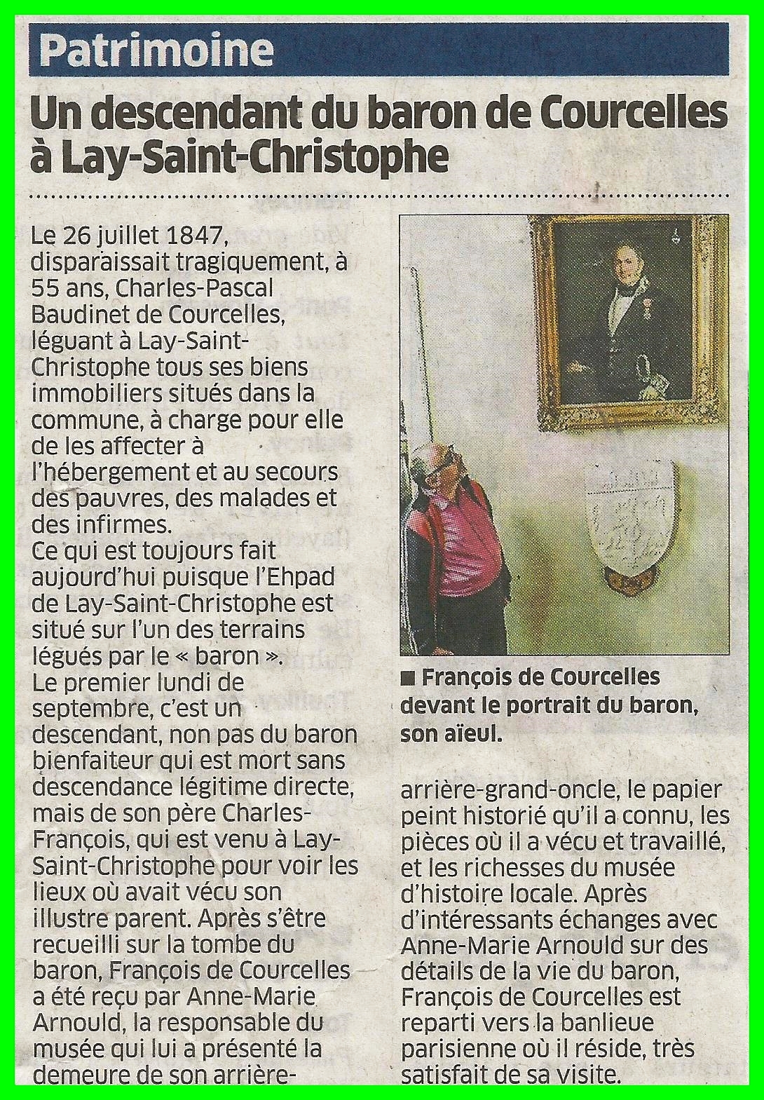 LAY SAINT CHRISTOPHE en LORRAINE : * Les Layens illustres Lay Saint ...