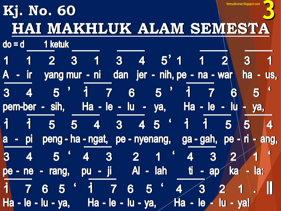 TouRoeroekan: Kidung Jemaat No. 60