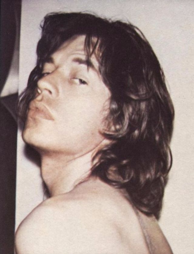 Rare and Awesome Polaroid Shots of Mick Jagger Taken by Andy Warhol in ...