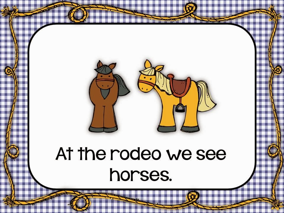 Teachin' Little Texans: Rodeo big book and Emergent Reader