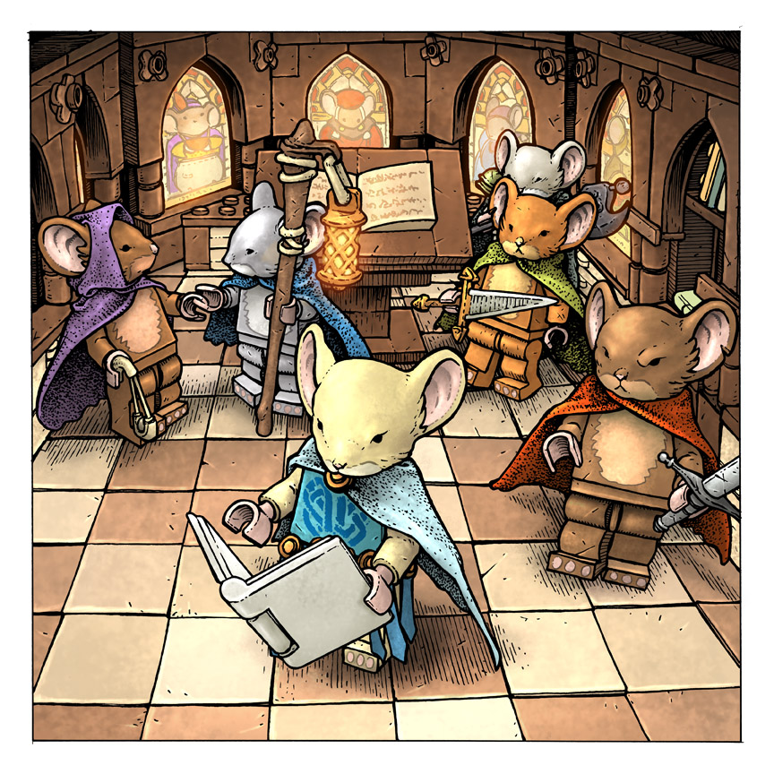 David Petersen's Blog: Bricks of the Mouse Guard KICKSTARTER
