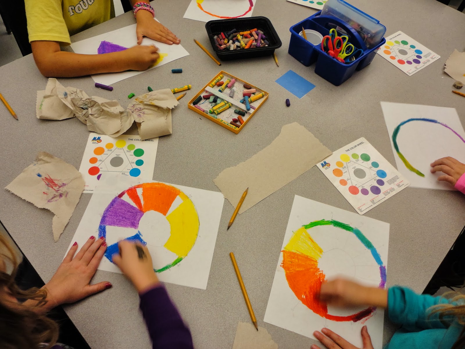 Mr Kantor's Classroom: 3rd Grade Pastel Colorwheel