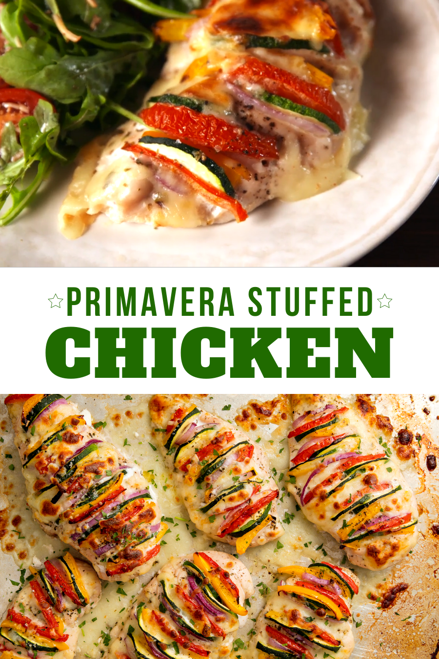 Primavera Stuffed Chicken