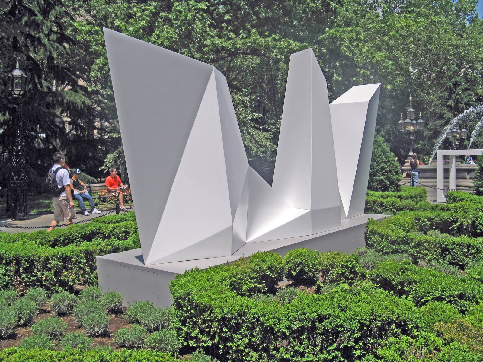 Self-Absorbed Boomer: Sol LeWitt, "Structures," at City Hall Park, New ...