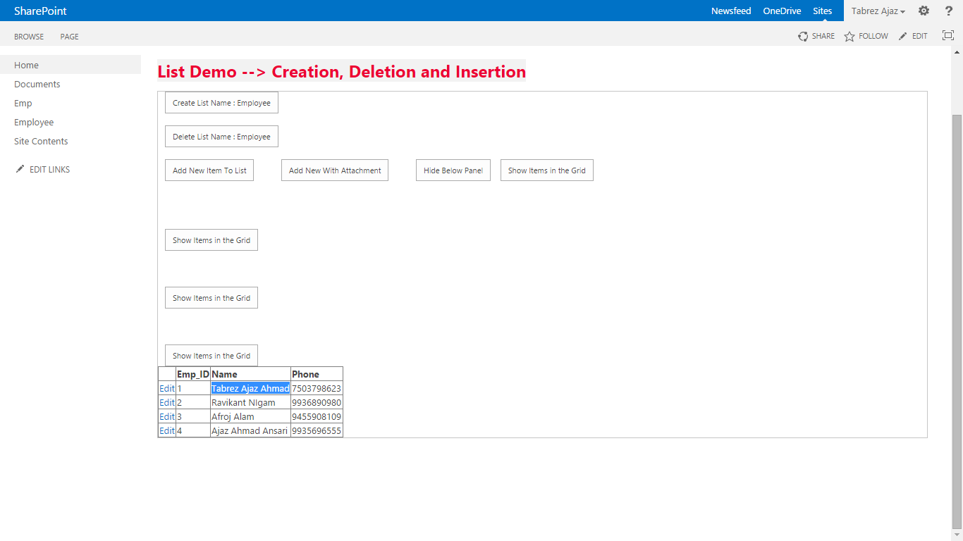 .Net + SharePoint 2013 Tutorials: Bind SharePoint list data to GridView ... .Net + SharePoint 2013 Tutorials: Bind SharePoint list data to GridView ...