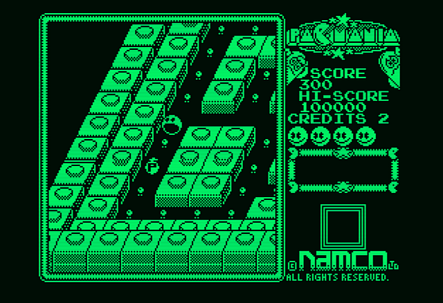 Indie Retro News: Pac-Mania - Classic Pac, now for the Amstrad PCW