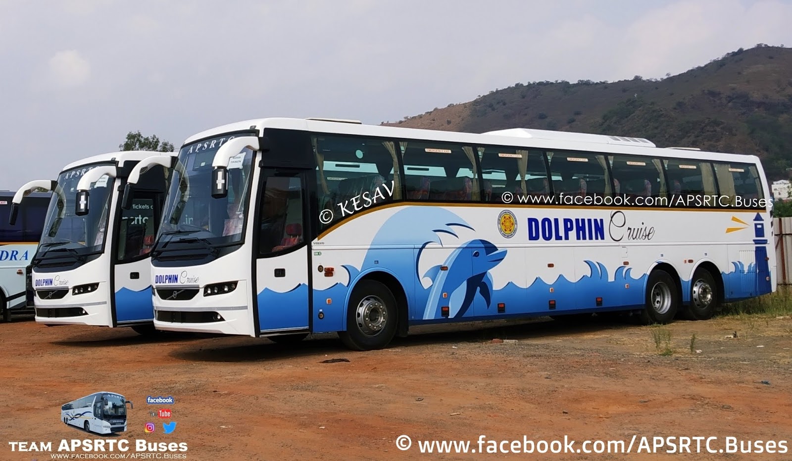APSRTC DOLPHIN CRUISE BUS | VOLVO B11R 14.5m Multi Axle.