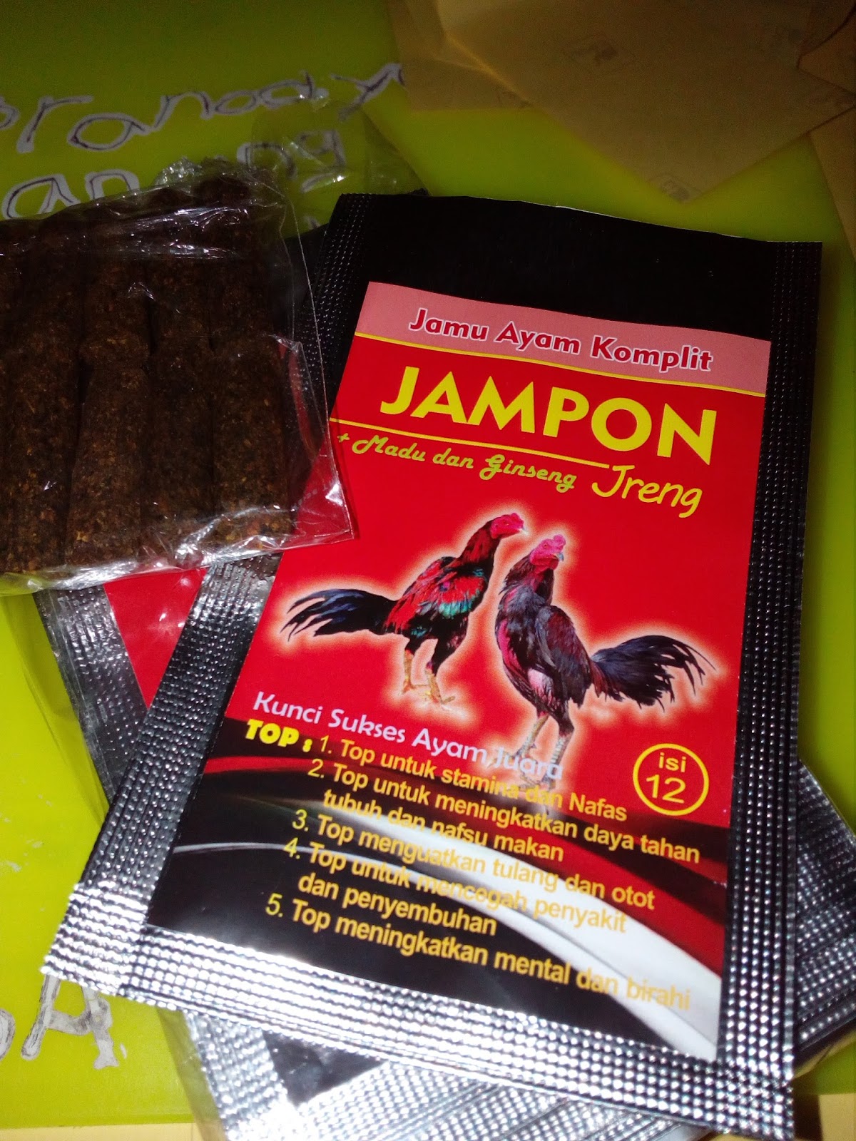 Ayam aduan: jamu jampon