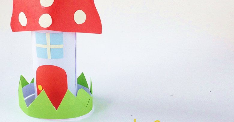 Mushroom Fairy Garden House Craft - Messy Little Monster