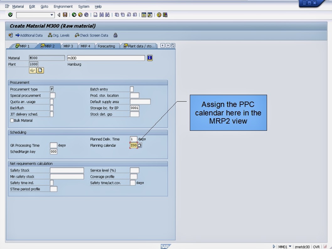 青蛙SAP分享 Froggy's SAP sharing: MRP PPC Planning Calendar as Lot Sizing