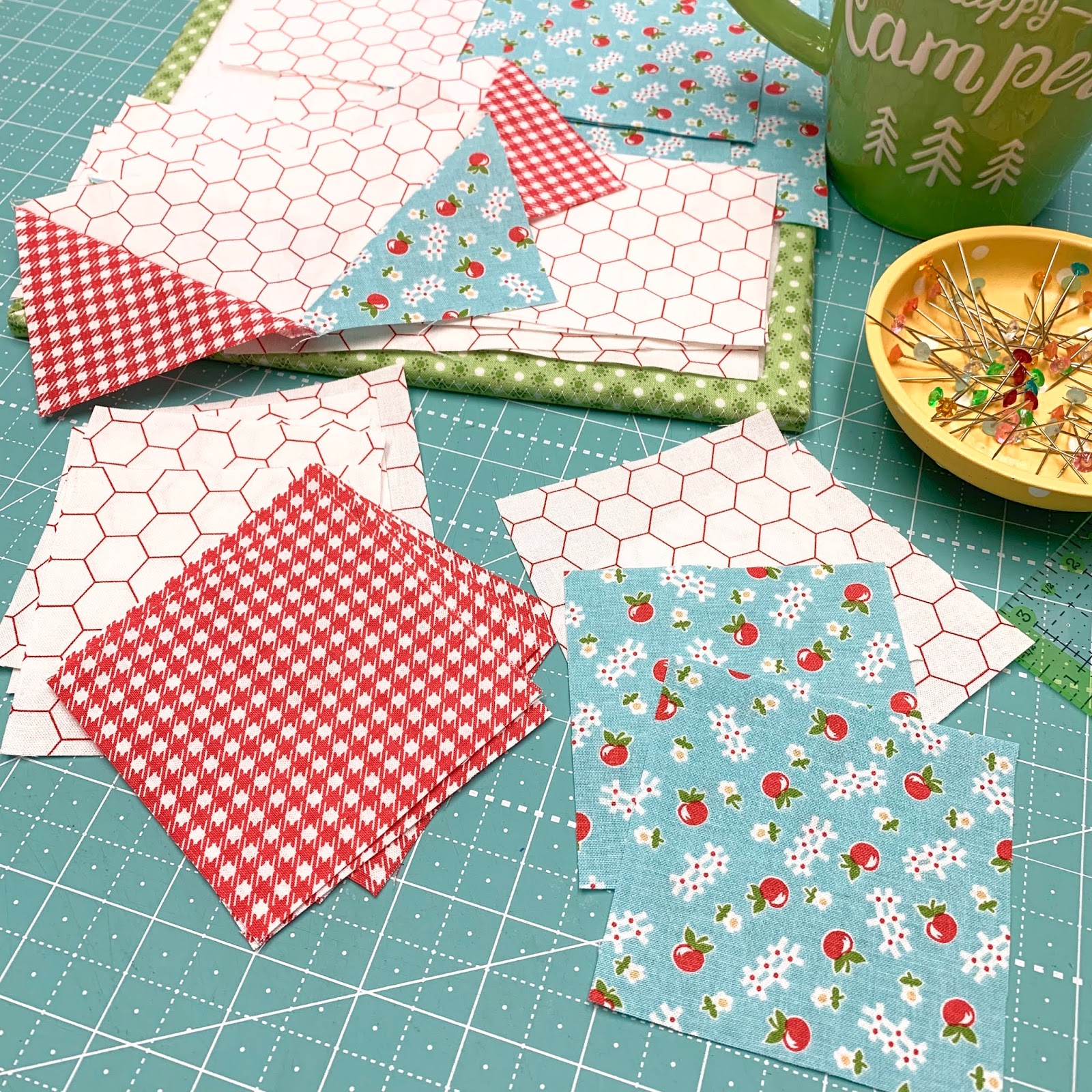 Bee In My Bonnet: Vintage Block Along Block Two - Pattern Basket Block ...