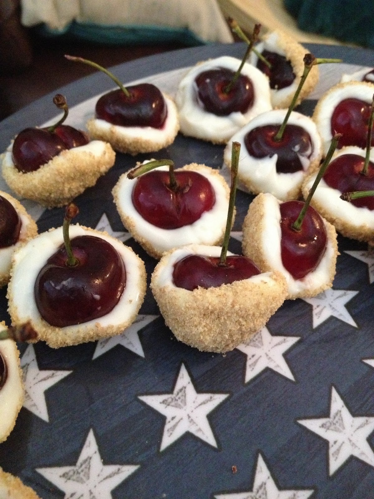 My Salty Kitchen: Cherry Cheesecake Poppers