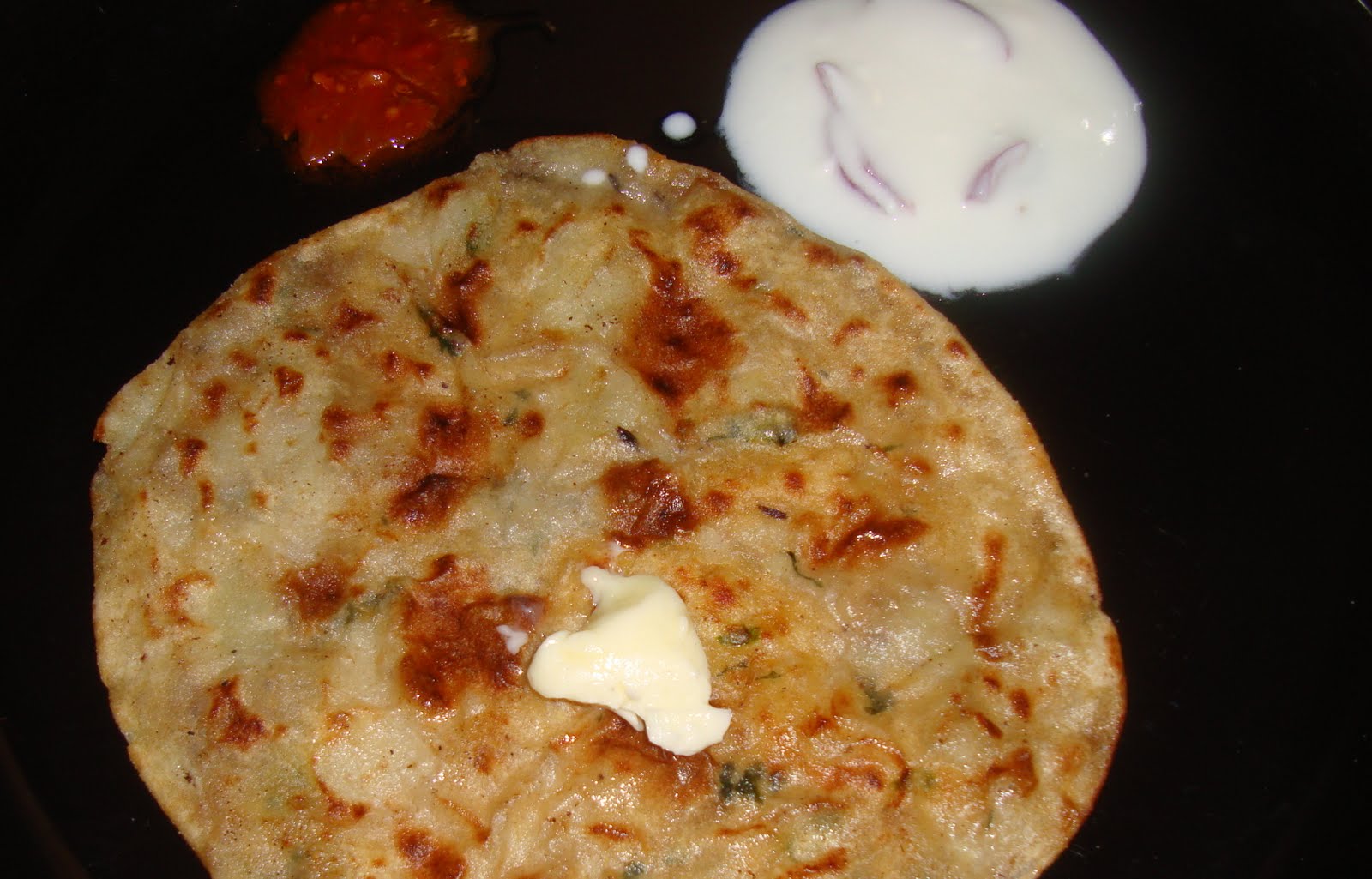 My experiments with cooking: Aloo Parata