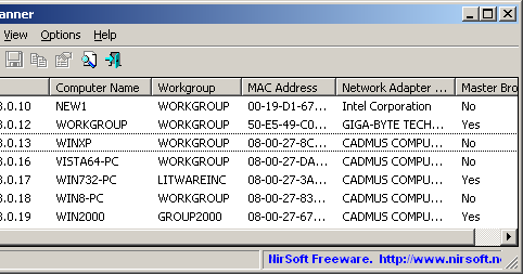 [NetBScanner] NetBIOS Scanner - PenTest Tools