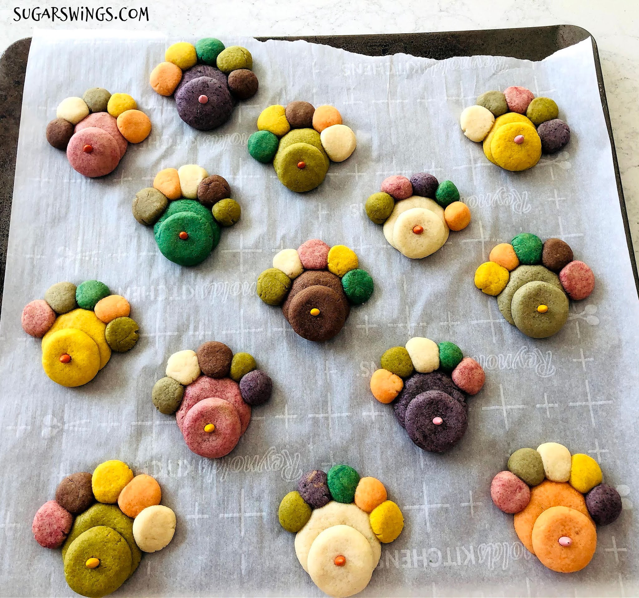 Sugar Swings! Serve Some: Kawaii Turkey Sugar Cookies for Thanksgiving