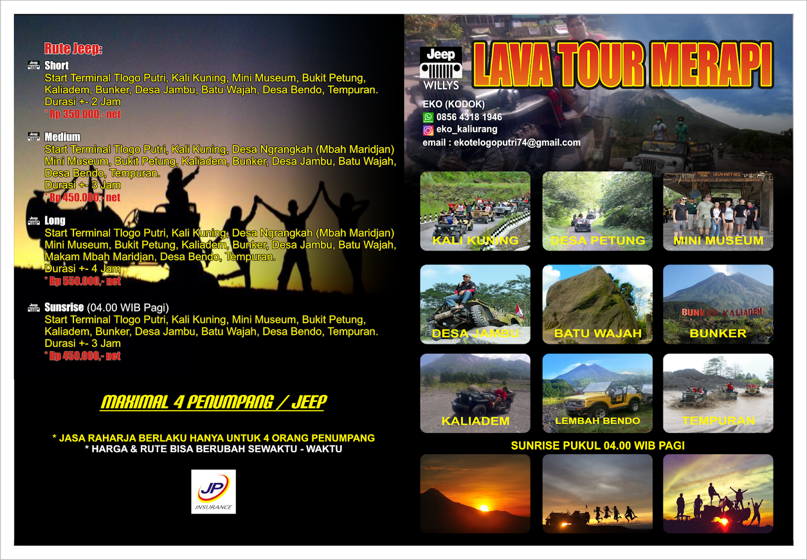 Lava Tour Merapi : Jelajah Kaki Gunung Merapi Naik Jeep!