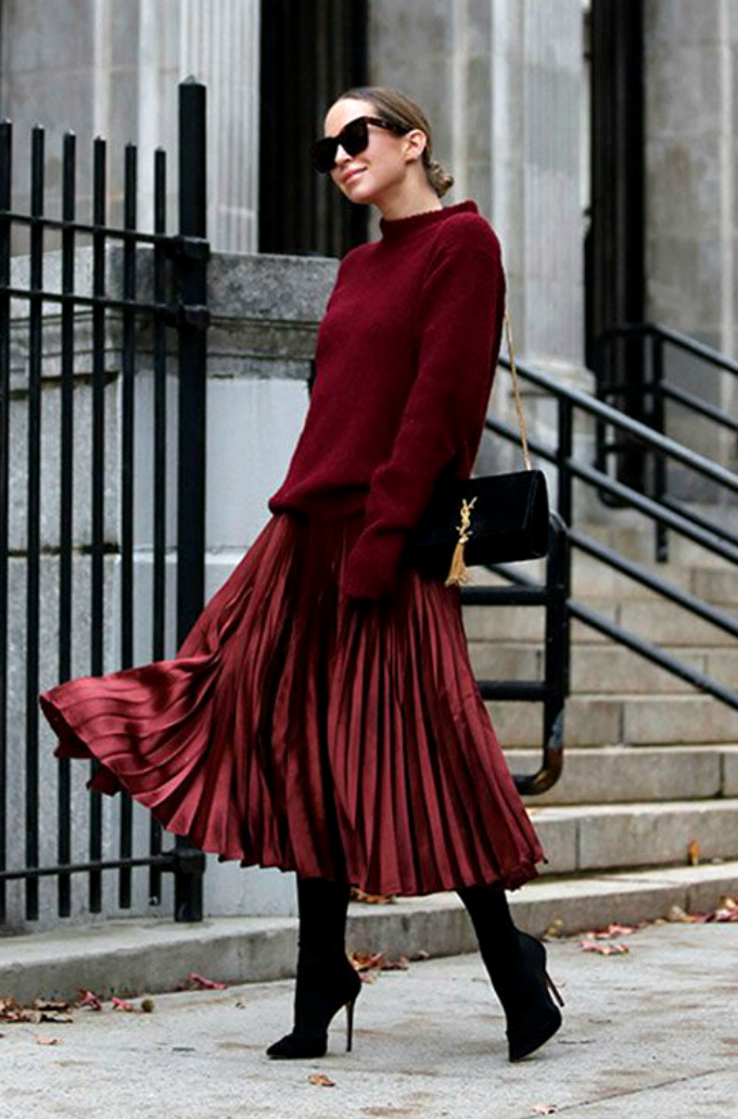 Julia Nacheva : COLORmania : BORDEAUX . COLOR PSYCHOLOGY , OUTFITS