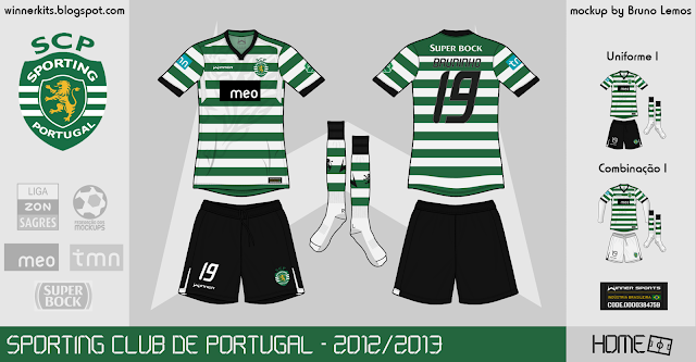 Campeonato de Mockups Camisetas de Futebol: Coleção 18 - SPORTING de ...