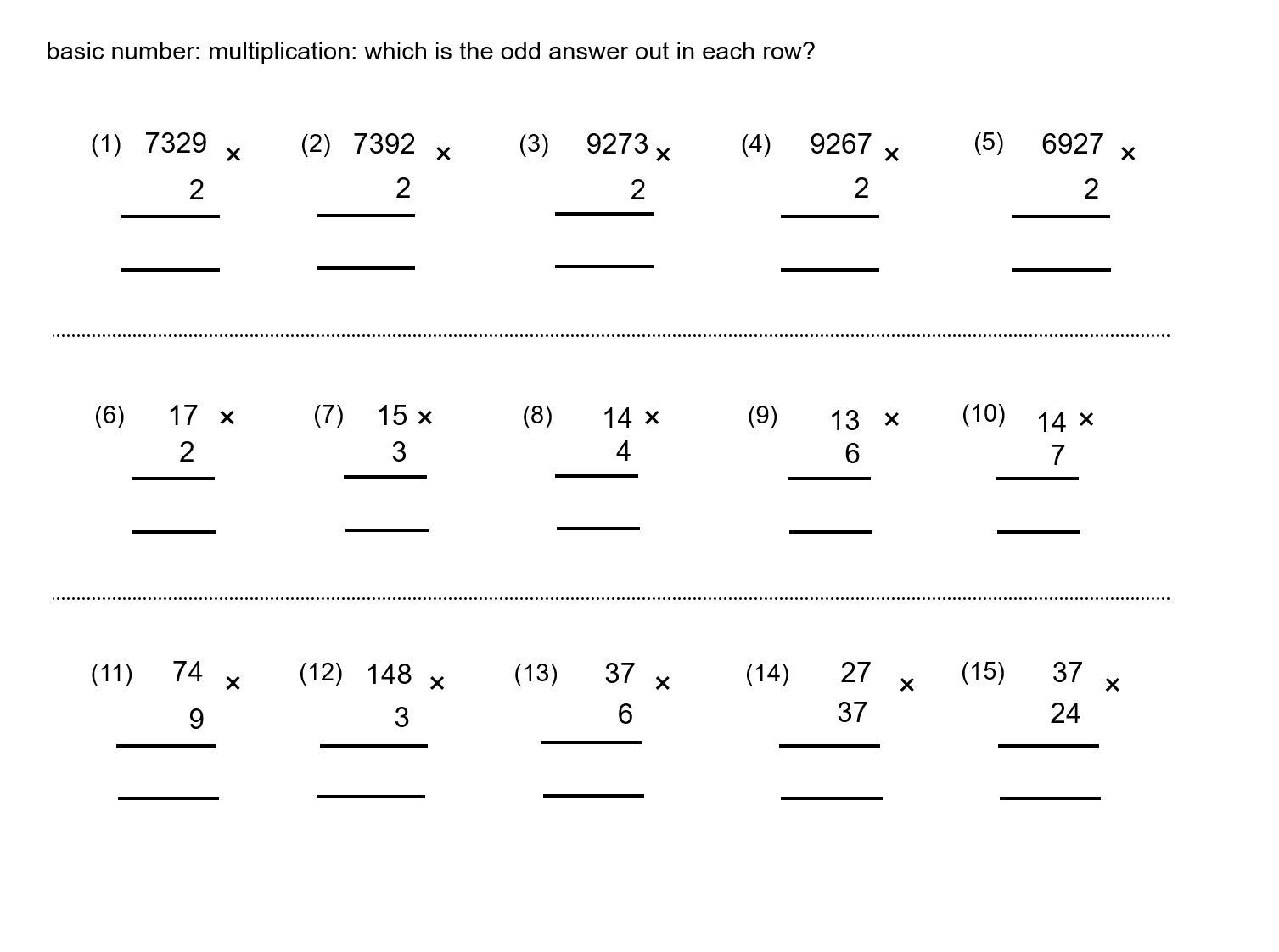 MEDIAN Don Steward mathematics teaching: basic number tasks