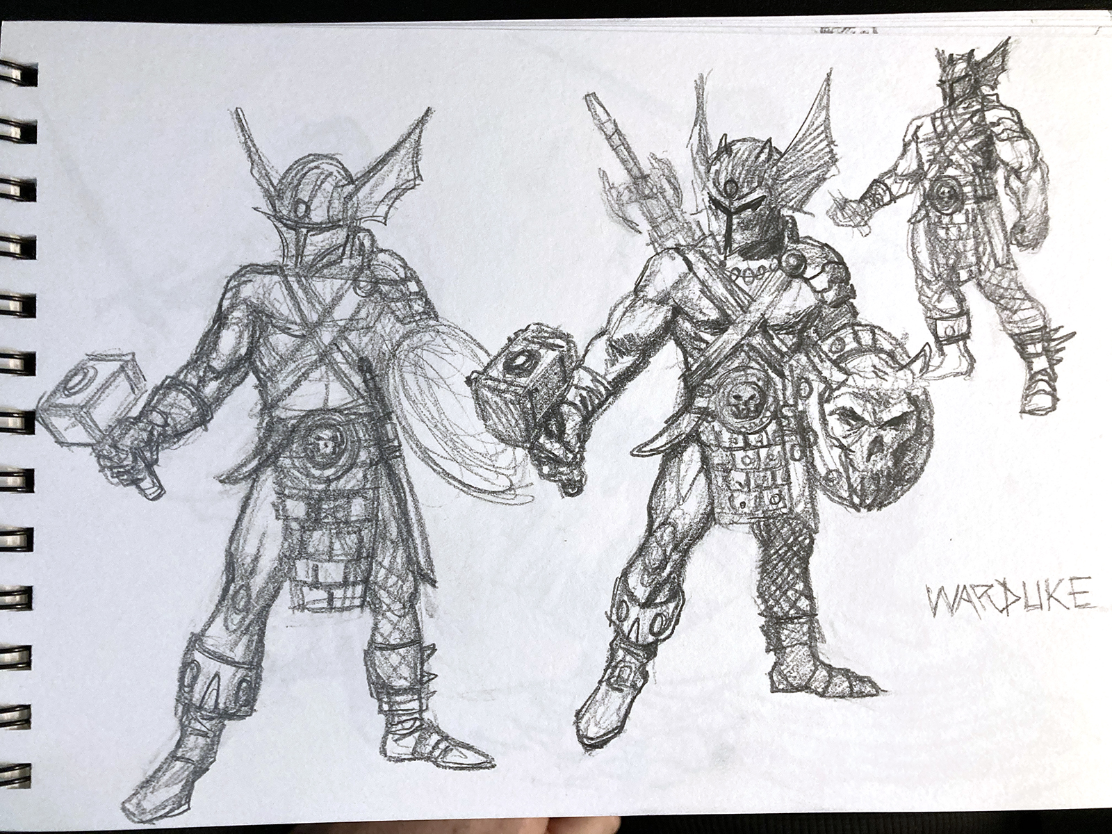 Dungeoneering Game Blog: Warduke Sketch