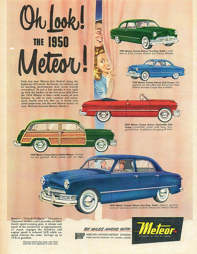 Old Cars Canada: 1954 Meteor Sedan Delivery