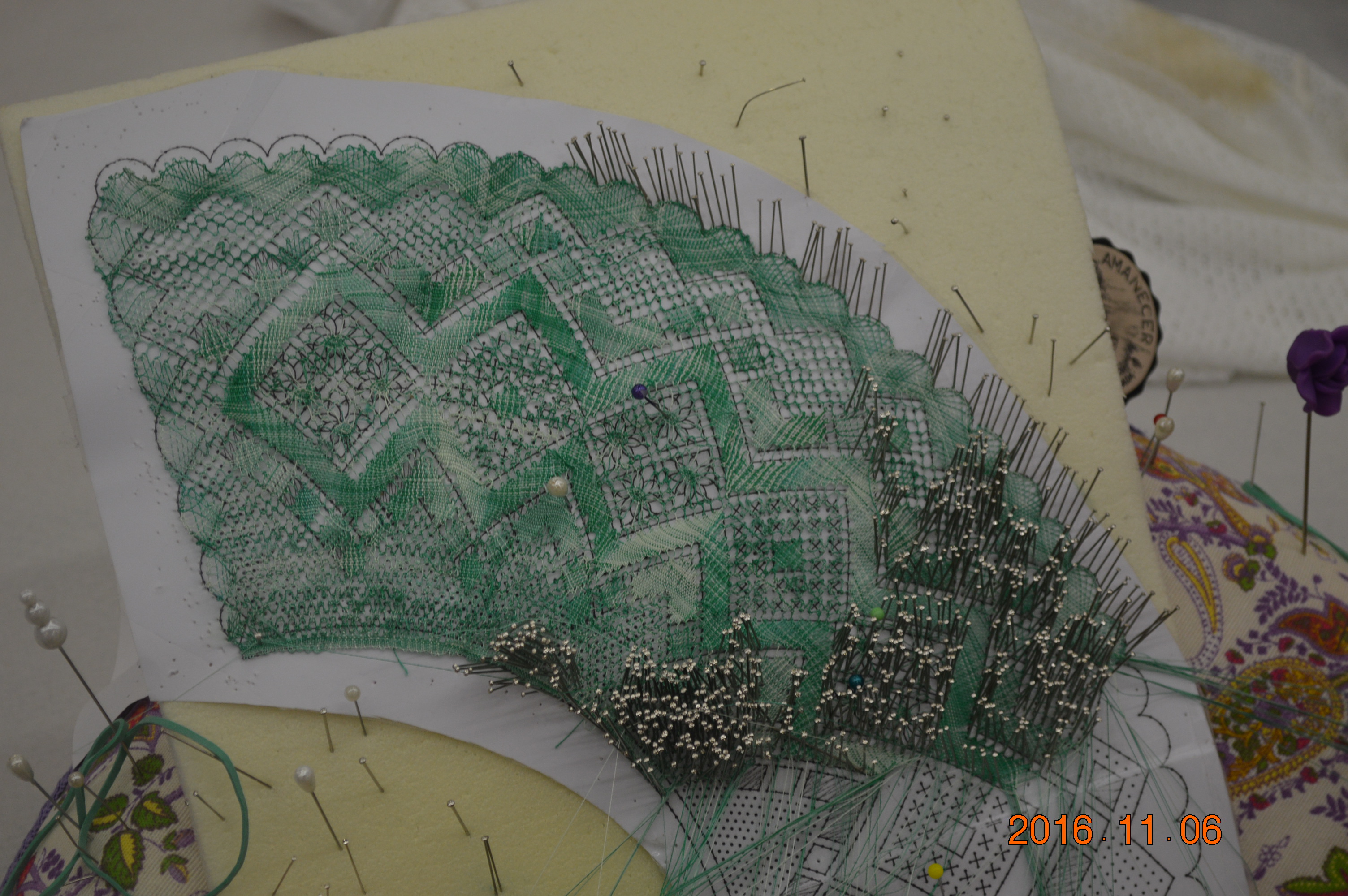 ENCAJERAS DE BOLILLOS DE BENALMÁDENA: Encajeras de Huércal de Almería