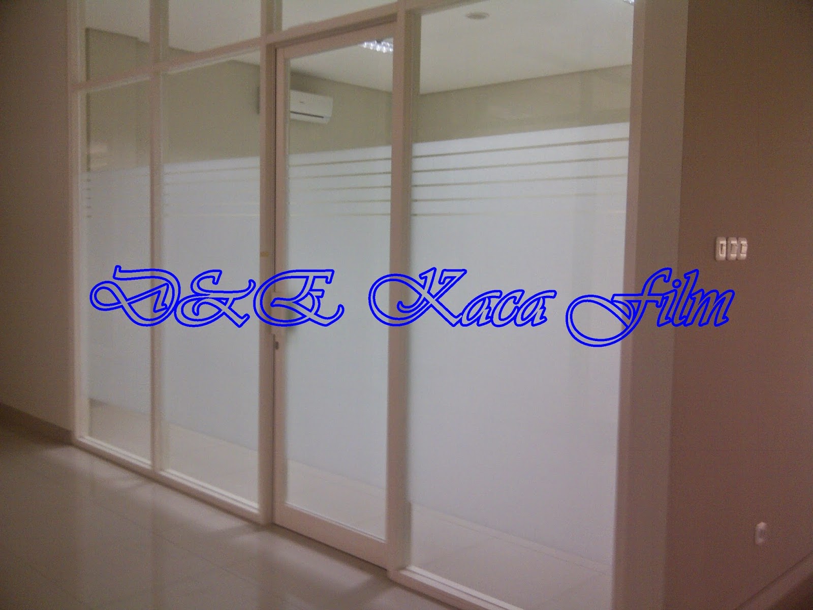 Kaca Film Surabaya: Kaca film sandblast