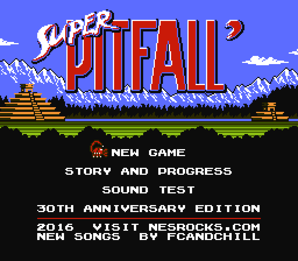 Indie Retro News: Super Pitfall 30th Anniversary Edition : NES Super ...