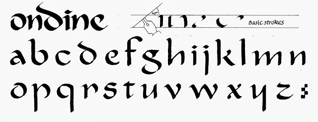 Margaret Shepherd: Calligraphy Blog: 247 Ondine small letters