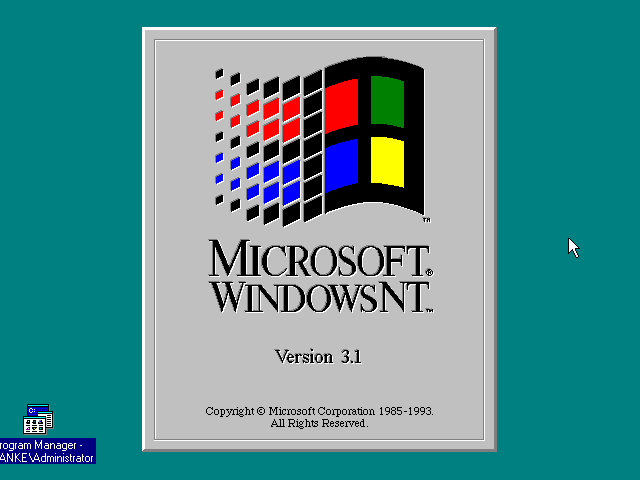 Windows Server: INTRODUCCIÓN: Version NT 3.1 Advanced Server