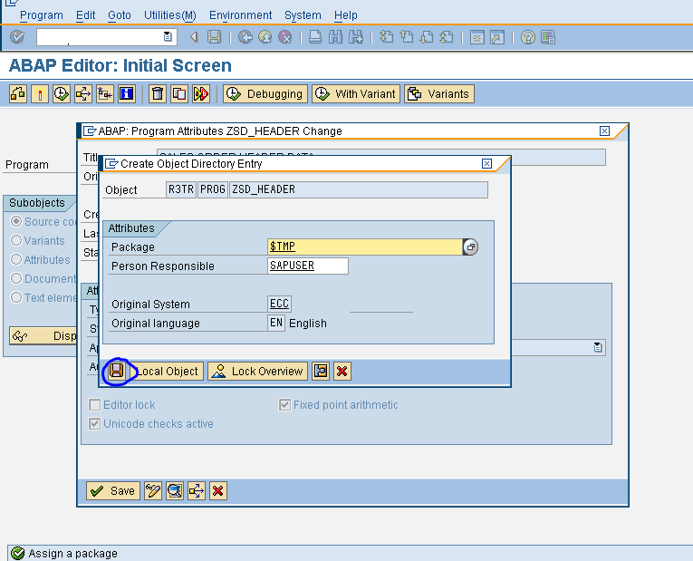 SAP TECH: Module pool programming using SE38